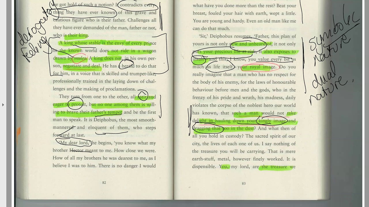 Ransom by David Malouf, summary and analysis of page 80 90 - YouTube