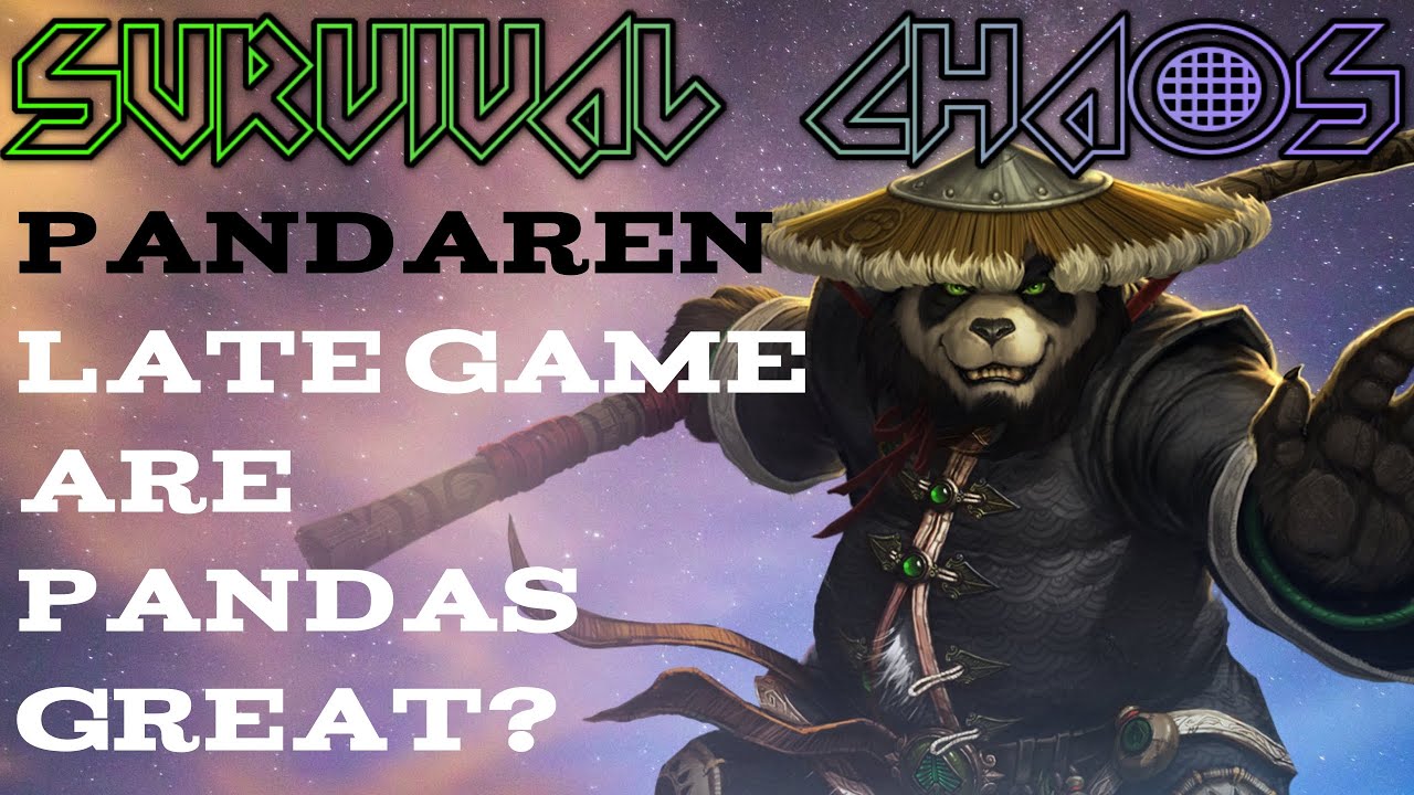 WE GET TO LATE GAME WITH PANDA | SURVIVAL CHAOS | Warcraft 3 Reforged ...