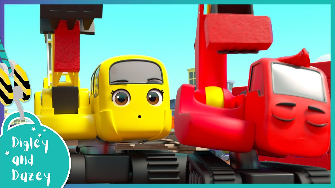 🚧 Digley and Dazey Fight!🚜 | Digley and Dazey | Construction Truck ...