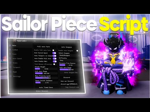 Sailor Piece Script *NO KEY* — Auto Farm, Moon Slayer Boss, Auto Dungeon, Auto Quest & More! ⚔️🌙
