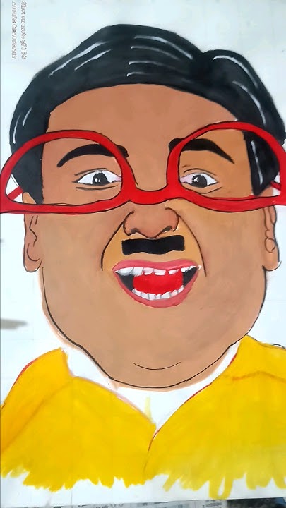 Jethalal drawing tmkoc 😎 | day 28 #30daychallenge #drawing - YouTube