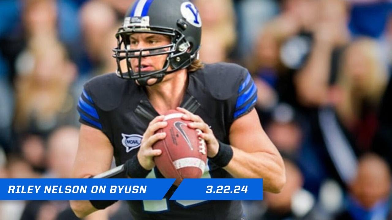 Riley Nelson talks Alumni Game, BYU Quarterback Battle - YouTube