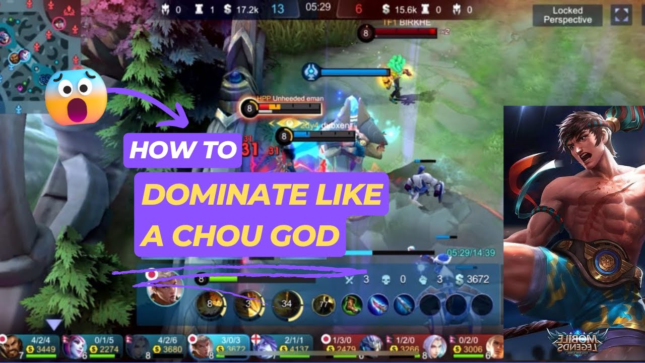 Chou Gameplay: God-Like Domination | MLBB - YouTube