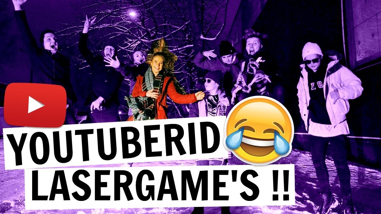 YOUTUBERID LASERGAME'IS !! + filmimine w/Maria Rannaväli - YouTube