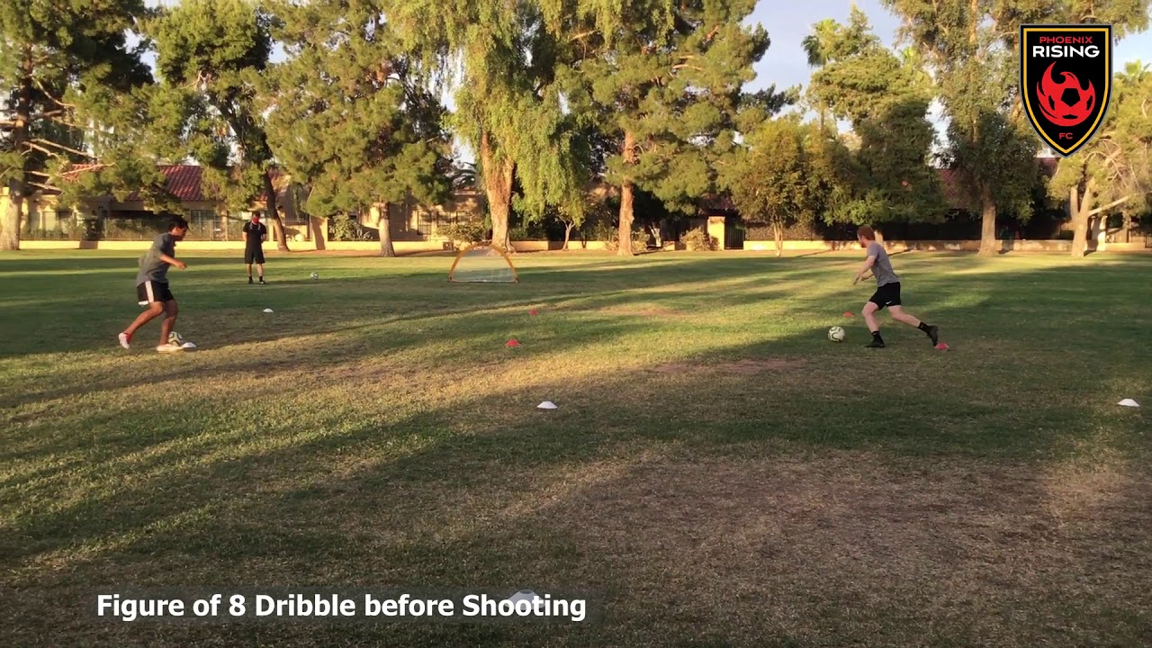 3 Box Grid Dribble to Goal ID Events - YouTube