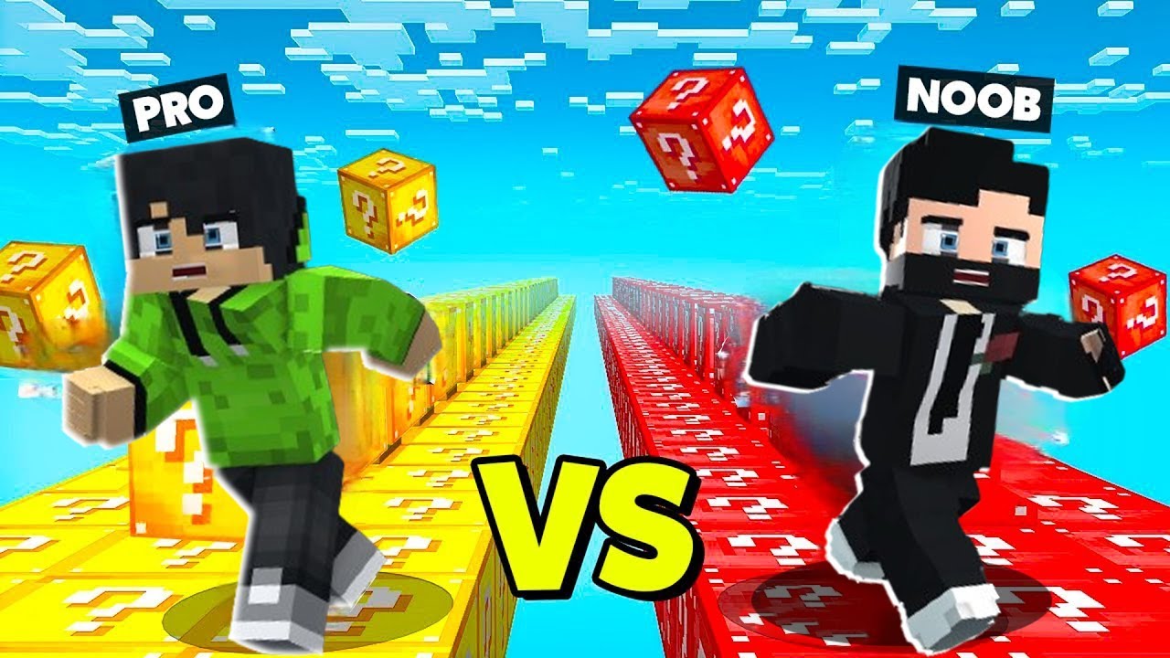 Ultimate Lucky Block Race Challenge MINECRAFT: Who Will Win? - YouTube