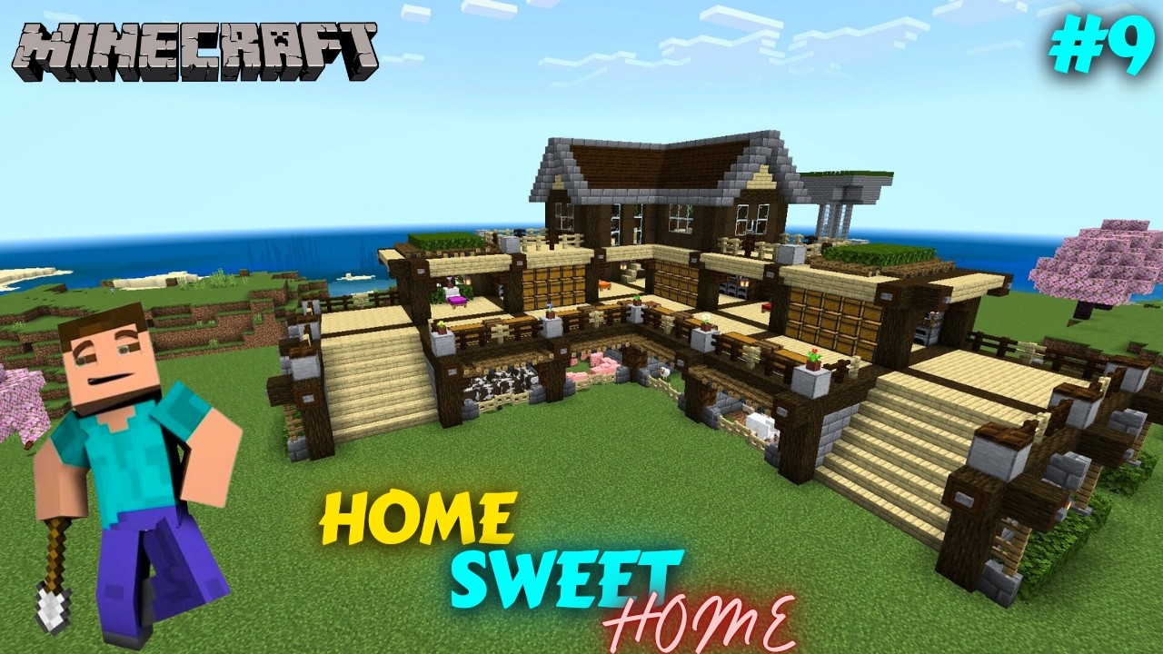 EXPANDING MY MINECRAFT WORLD WITH A HUGE NEW HOUSE! 🏡 | MINECRAFT PE ...