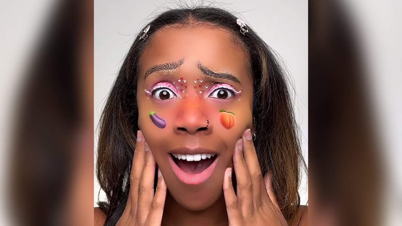 TIKTOK FILTERS PICK MY VALENTINES MAKEUP! 💘💔 - YouTube