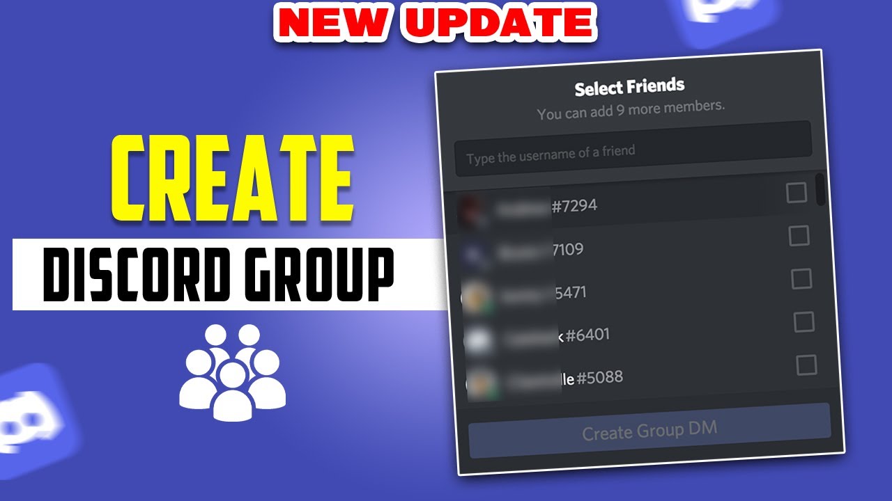 How to Create Discord Group - Full Guide (PC or Laptop) - YouTube