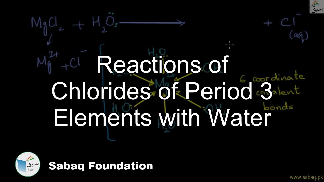 Reactions of Chlorides of Period 3 Elements with Water, Chemistry ...