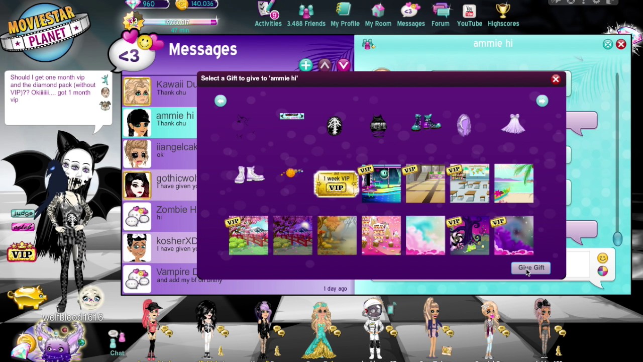 Gifting VIP - MSP wolfblood1616 - YouTube