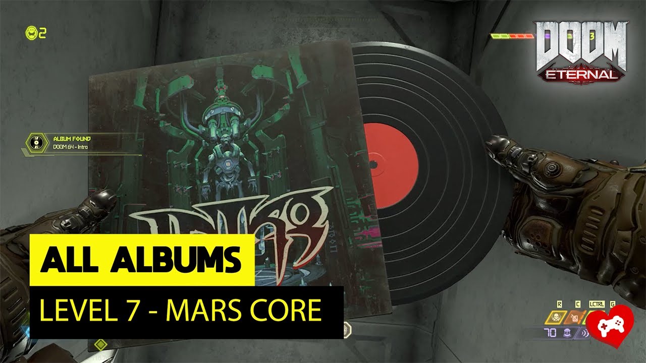 Mars Core (level 7) - Album Locations | DOOM Eternal - YouTube