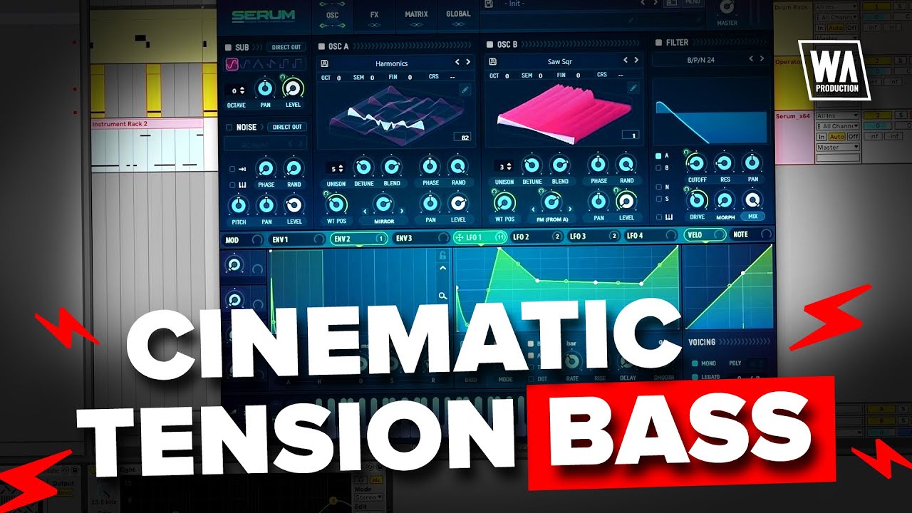 How To Create Cinematic / Movie Trailer Tension Bass - YouTube