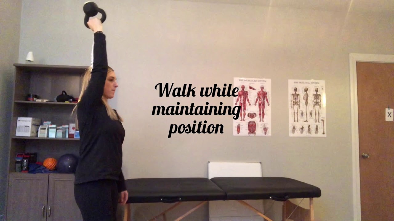 Bottoms up KB carry overhead. - YouTube
