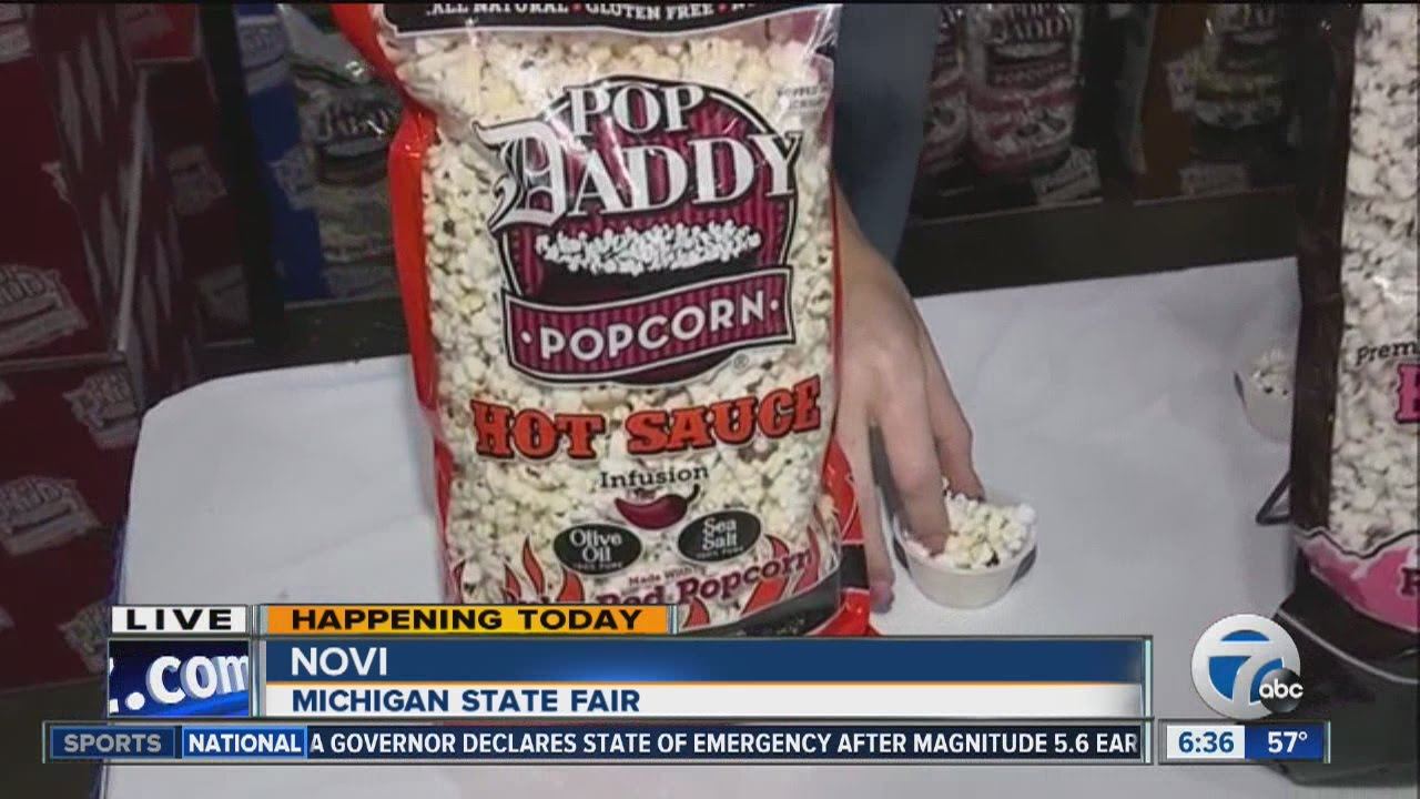 Sampling popcorn at the State Fair - YouTube