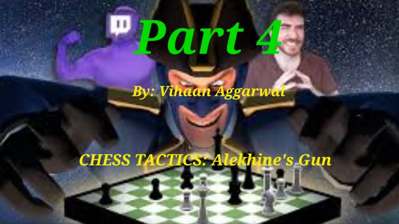 Part 4 - Chess Tactics: Alekhine's Gun - YouTube
