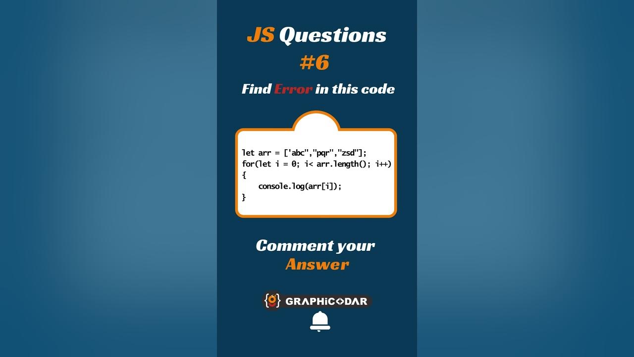 6 Javascript Interview Questions Output Based Questions Frontendinterview Javascript