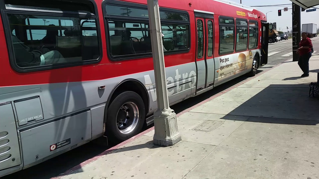 LACMTA Rapid 8092 on route 794 Departing San Fernando & Osborne - YouTube
