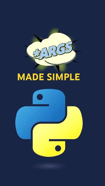 Pythons Args Python Pythonprogramming Coding Tutorial Youtube
