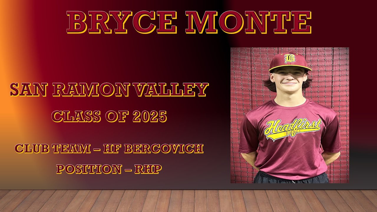 BRYCE MONTE BASEBALL RECRUIT - RHP 2025 - YouTube