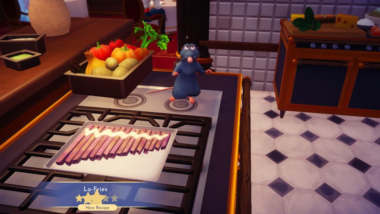 How to MAKE Lo-fries | Disney Dreamlight Valley | A Rift in Time Recipe ...