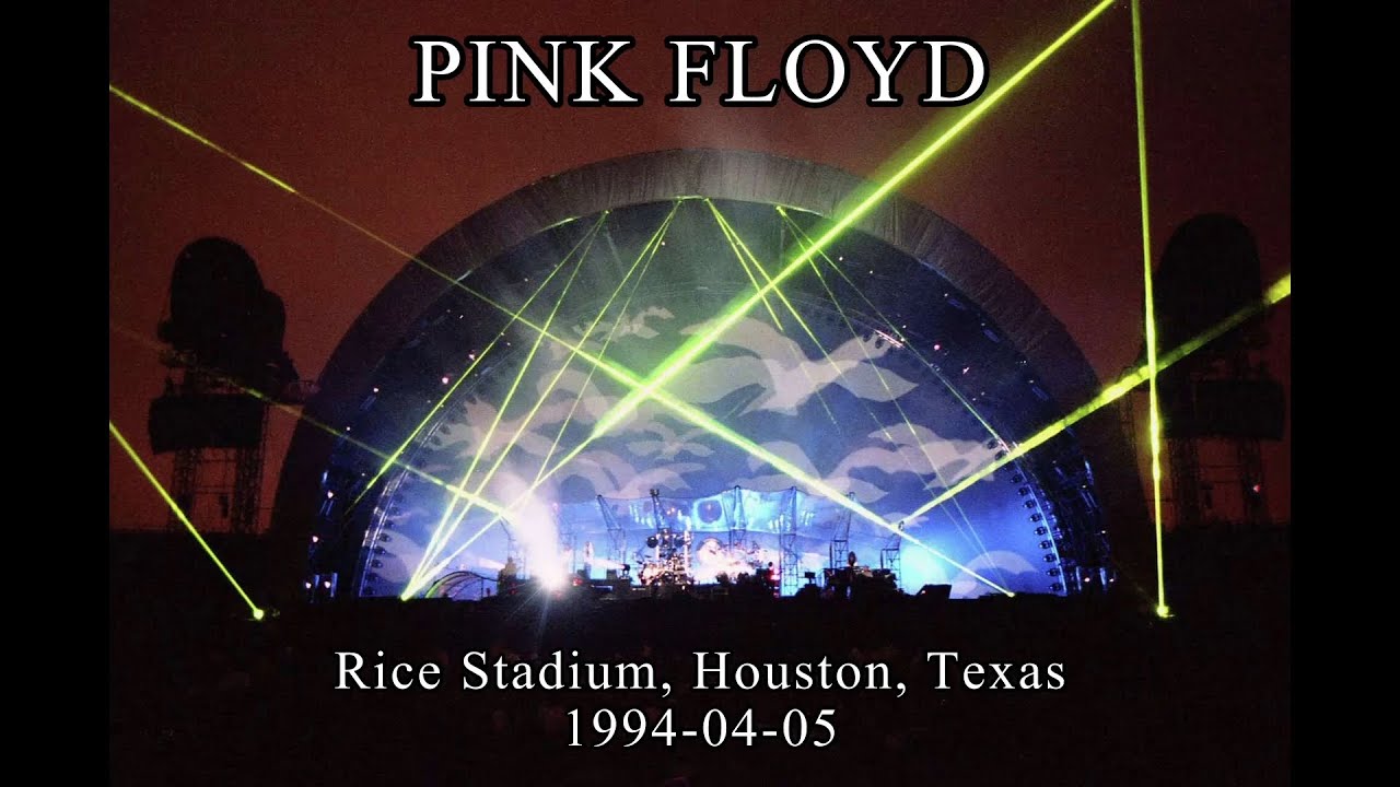 PINK FLOYD - Rice Stadium, Houston, TX 1994-04-05 - "Rain Like Hell" Full Live Show - YouTube