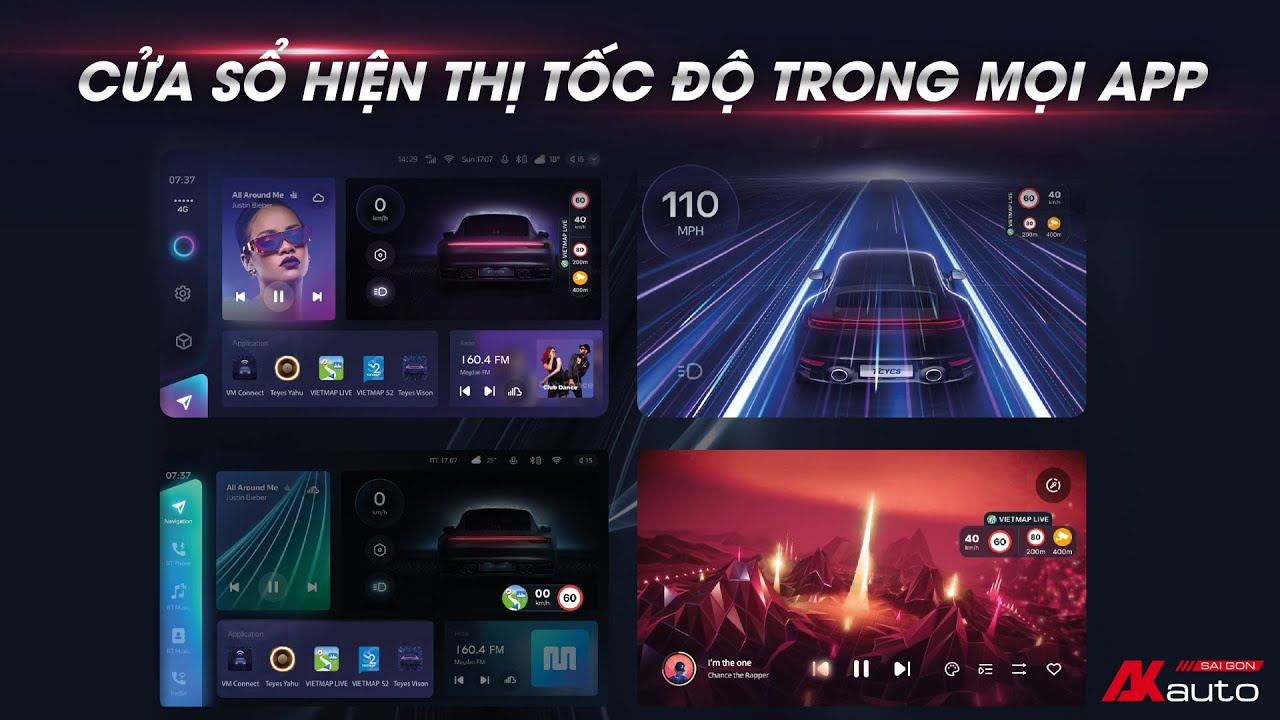 Màn Hình Teyes CC3 2K 360 – Tinh gọn thông tin WIDGET Vietmap Live ...