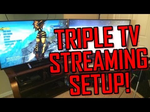 My Triple TV Streaming and Youtube Setup! - YouTube