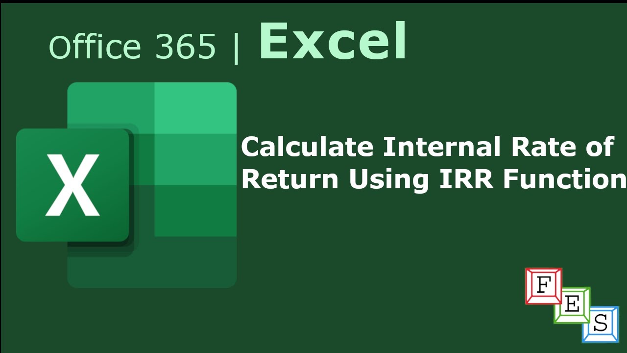 How To Calculate Internal Rate Of Return Using IRR Function In Excel