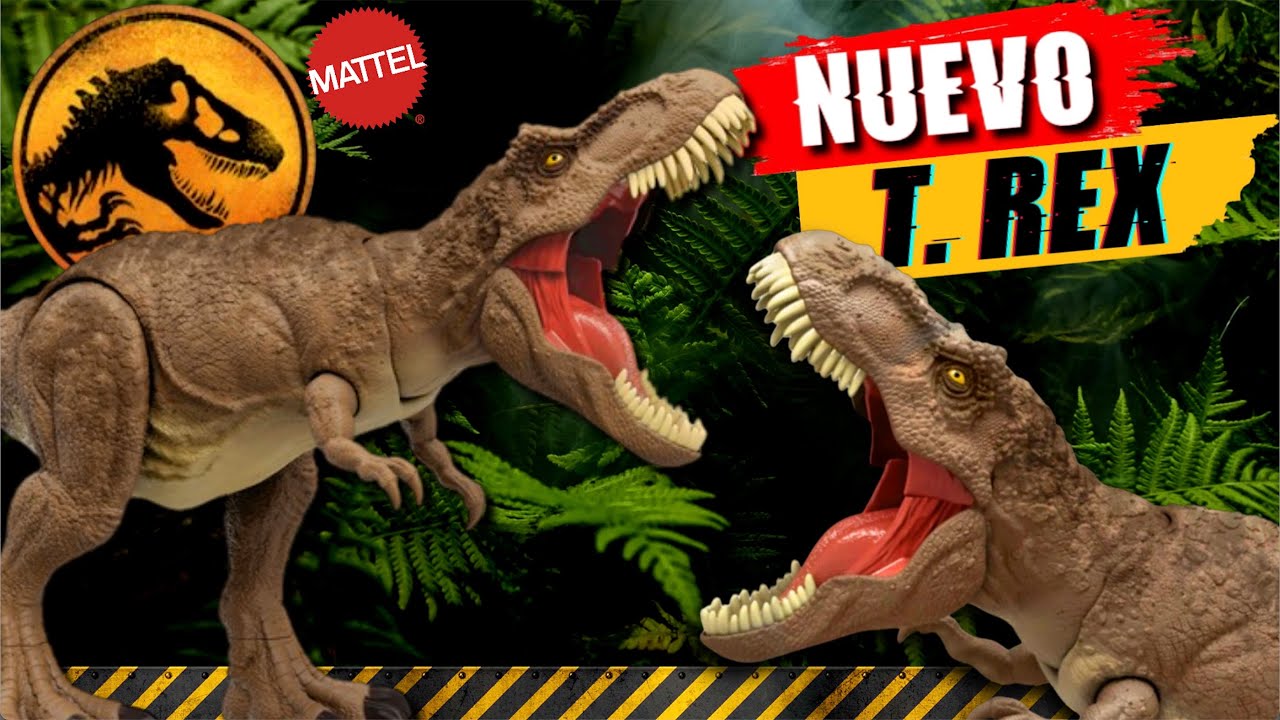Nueva T. Rex de Jurassic World de Mattel que le CRECEN LOS DIENTES ...