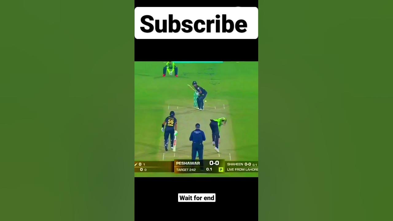 Meet Shahenshah Afridis Bowling Broke Haris Bat Cricketshorts Pakistan