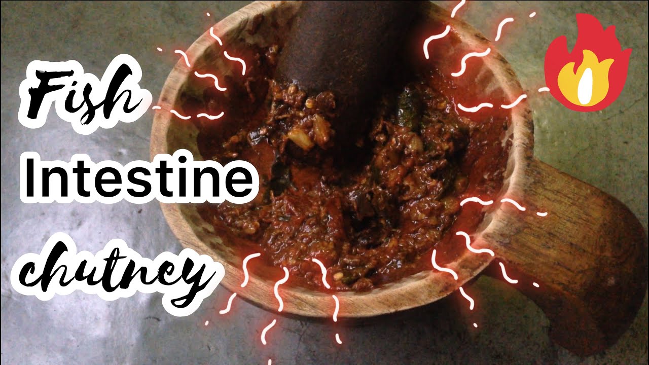 How to make fish intestine chutney recipes || Naga Kitchen - YouTube