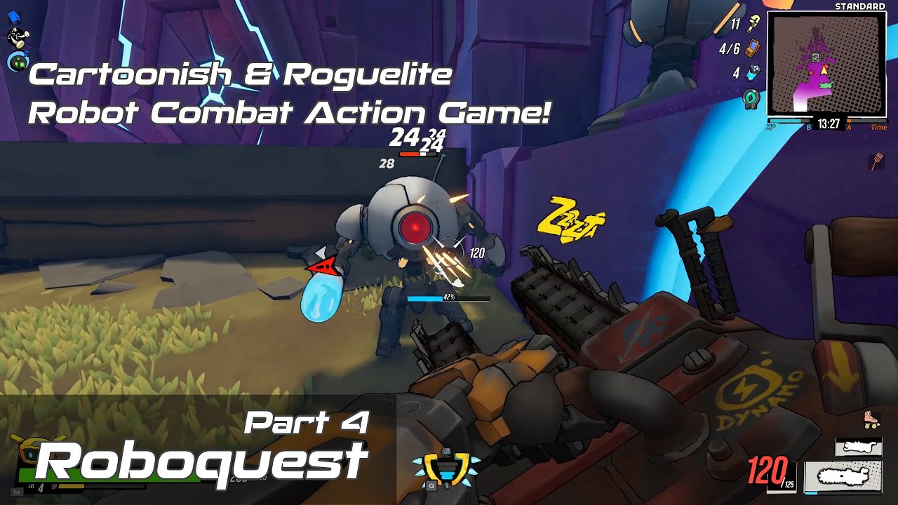 Roboquest | Part 4 | First-Person Cartoonish Roguelite Robot Combat ...