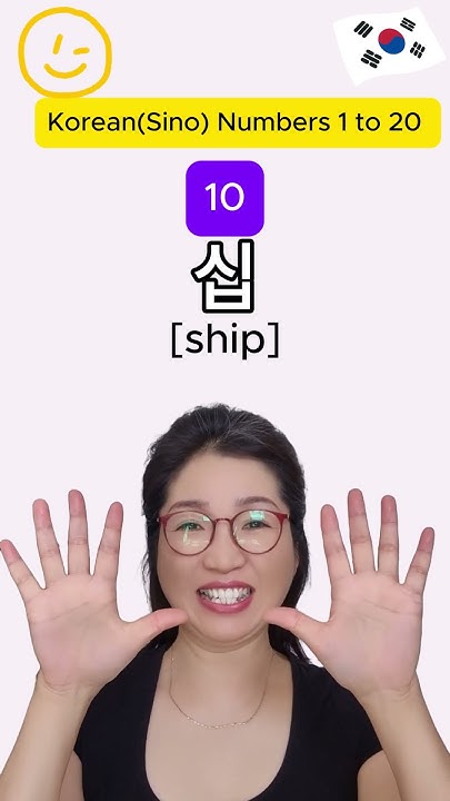 🇰🇷 [Beginner Korean] Learn Korean Numbers: Sino-Korean Counting - YouTube