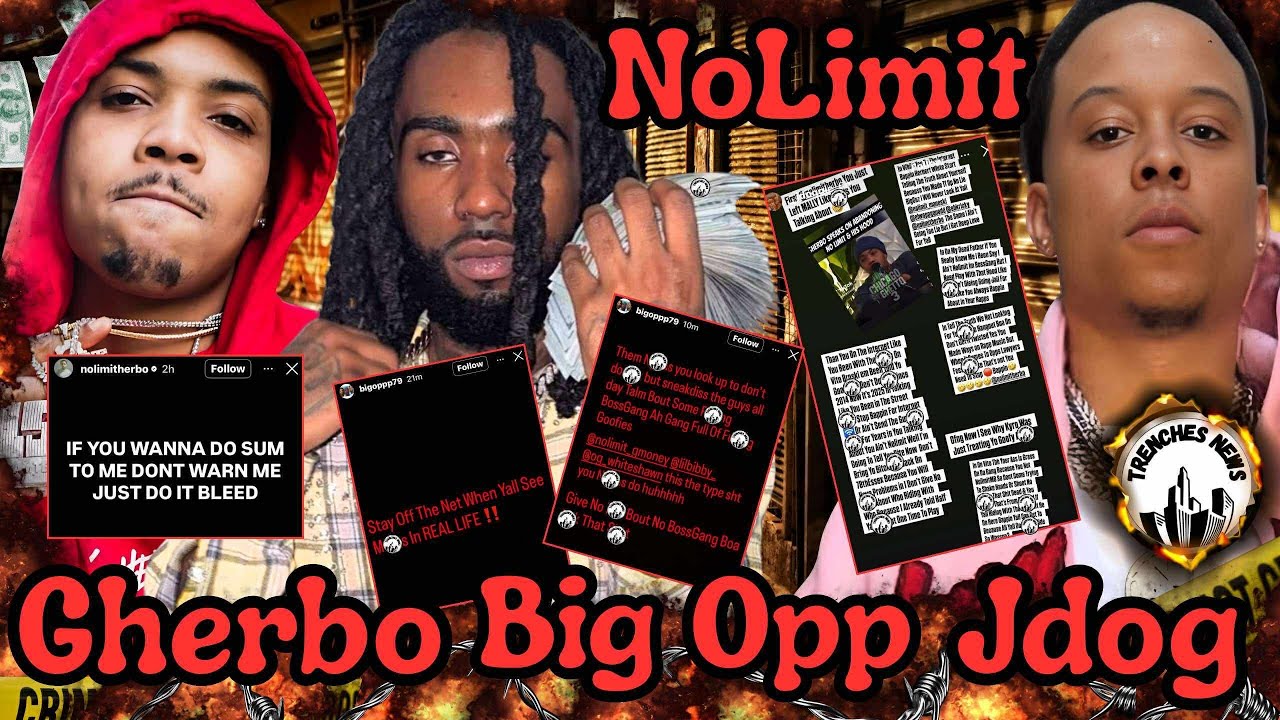 No Limit Jdog Sends Threat To G Herbo & Big Opp Responds Inside War 😱 - YouTube