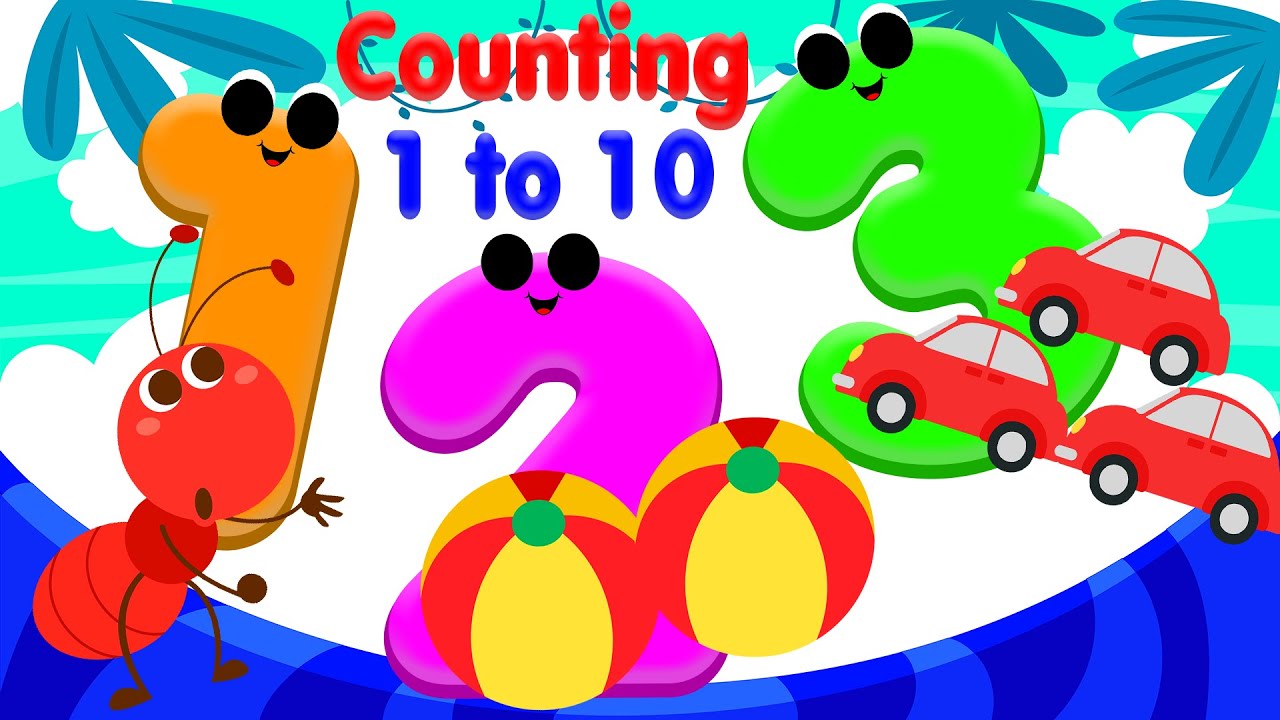 Learn Numbers 1 to 10 Learn Numbers 123 toddlers learning - YouTube