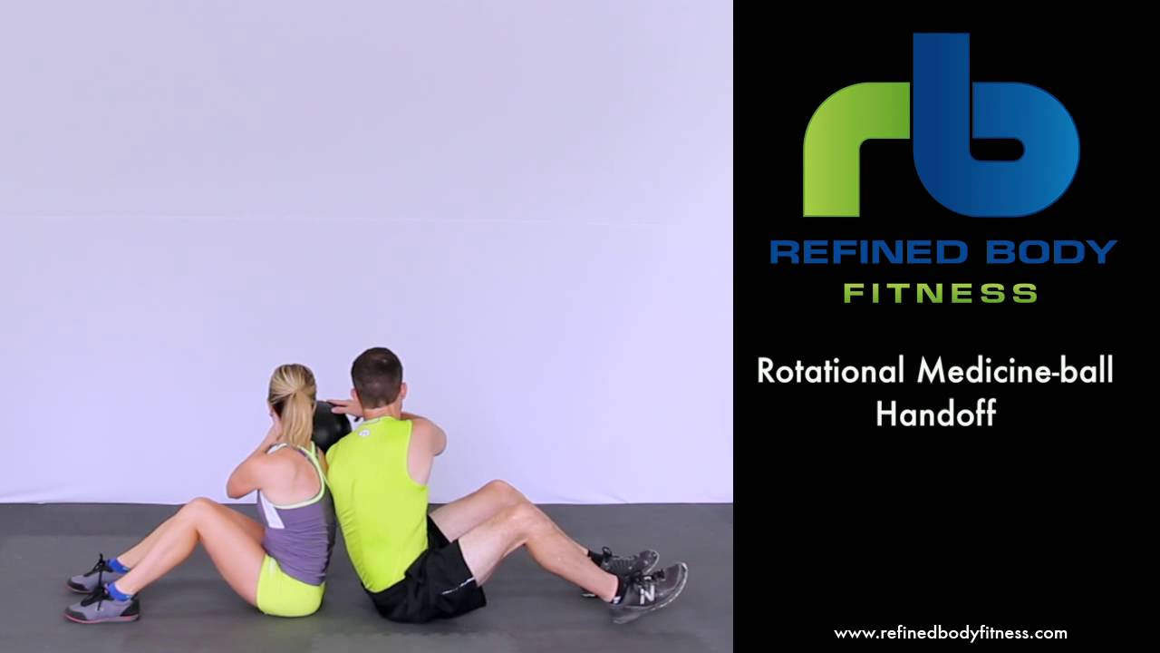 Rotational Medicine ball Handoff - Exercise Demonstration by Refined ...