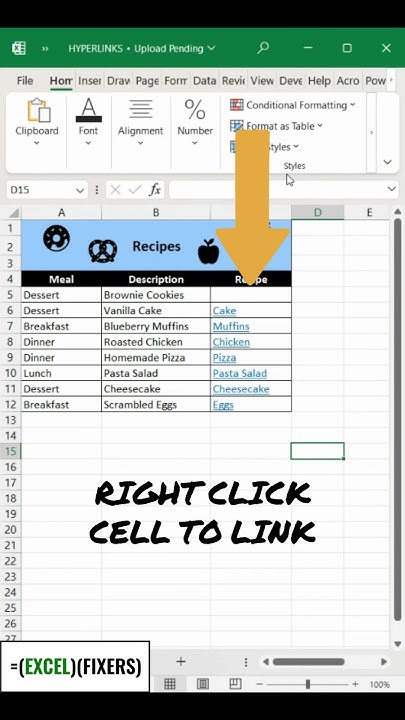 How to Create HYPERLINKS in Excel - YouTube