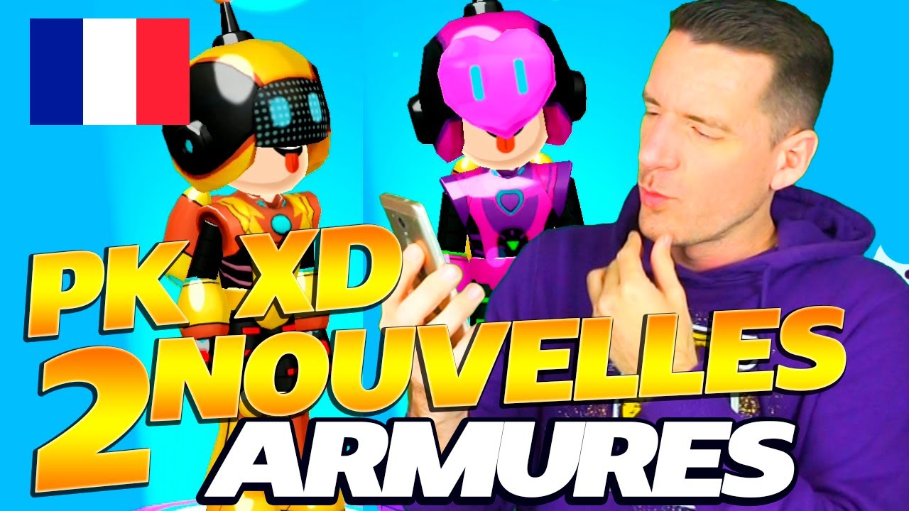 PK XD 2 Nouvelles armures Robot et Coeur ! Jeu Mobile - YouTube