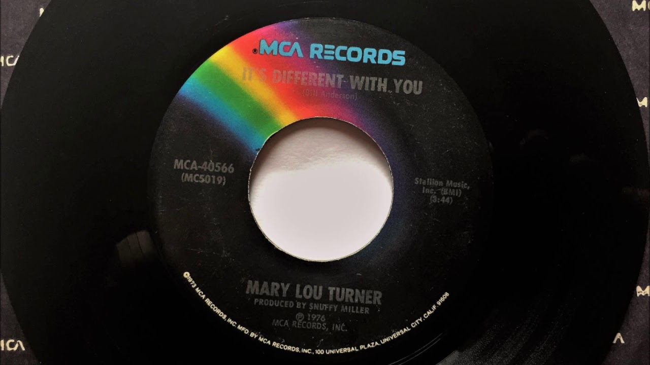 It's Different With You , Mary Lou Turner , 1976 - YouTube