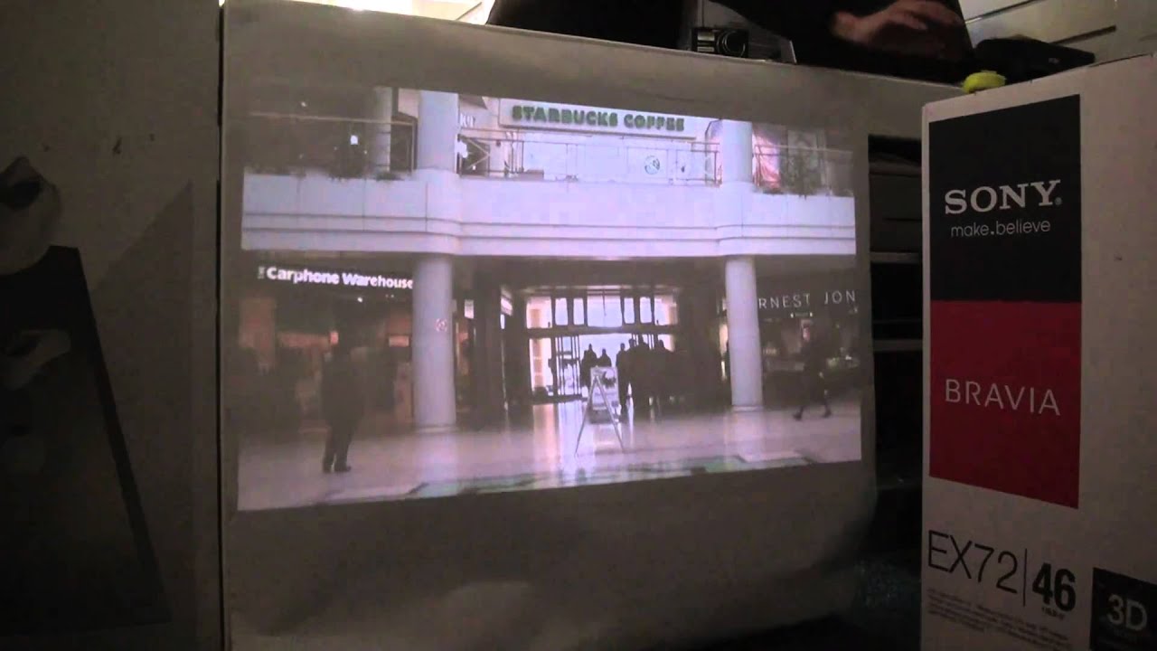 Sony PJ10 Projector test.MTS - YouTube