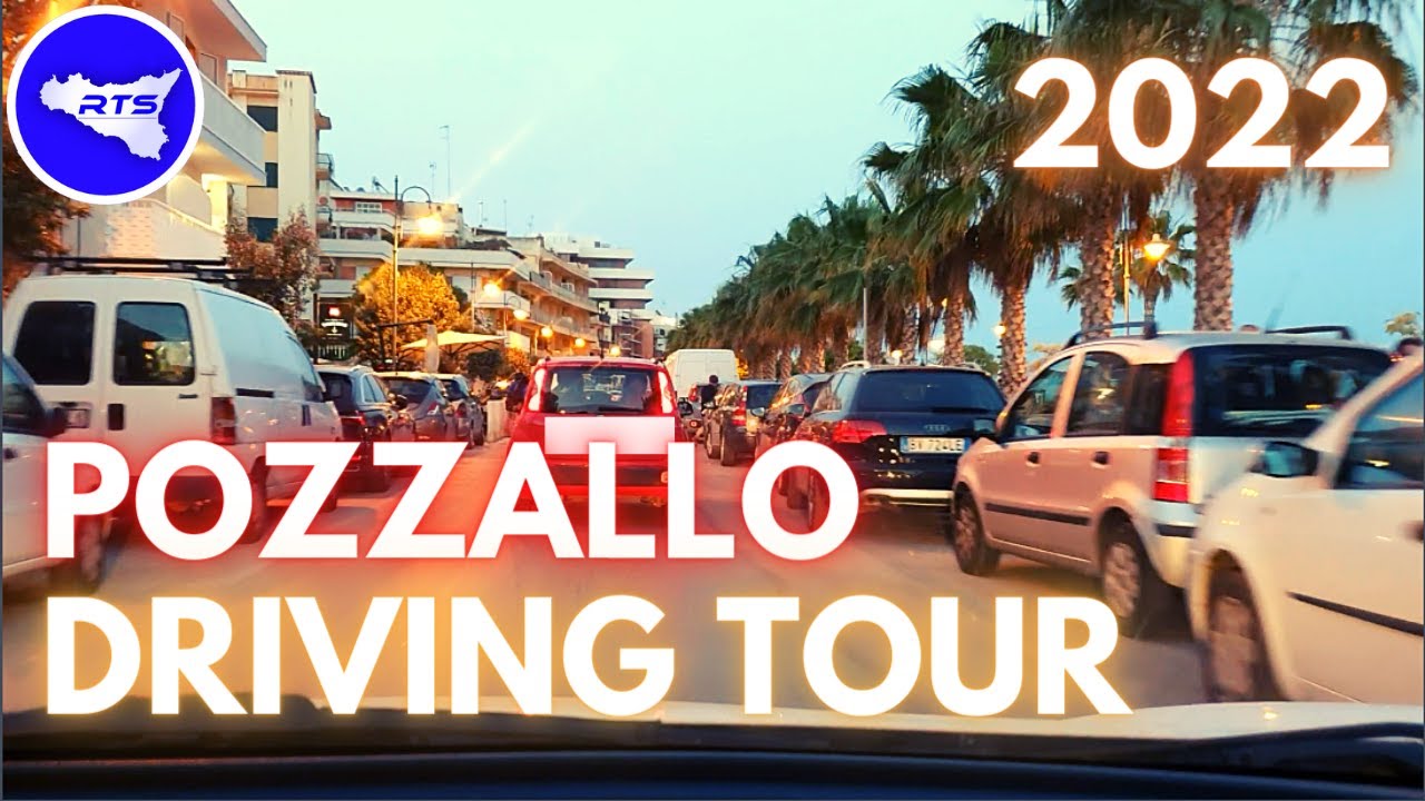 🇮🇲 DRIVING AT NIGHT IN POZZALLO, SICILY 2022 - YouTube