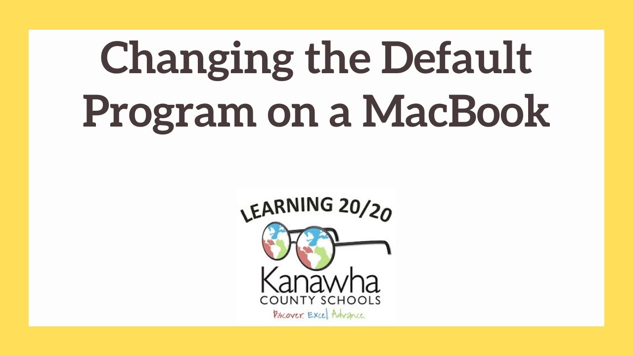 Change Default Program On Mac YouTube Change Default Program On Mac YouTube