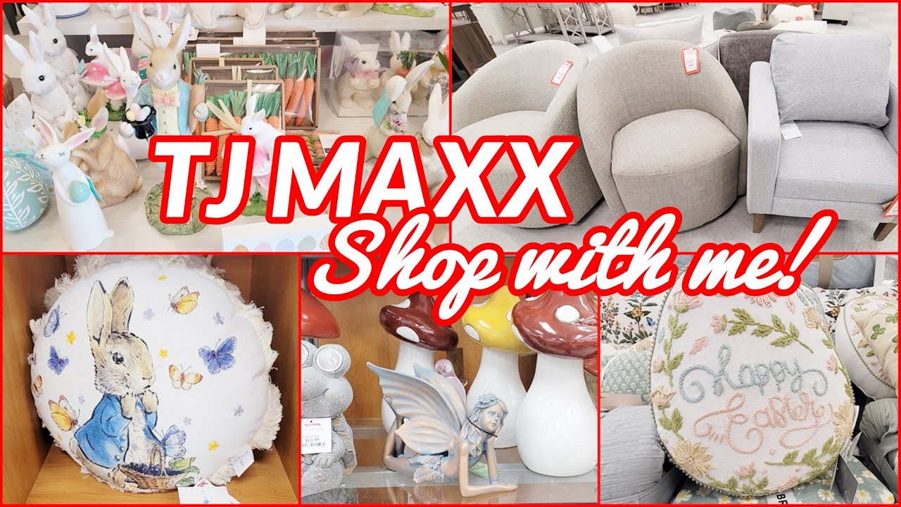 TJ MAXX SHOP WITH ME EASTER SPRING 2024 DECOR HOME FURNITURE SHOPPING ...