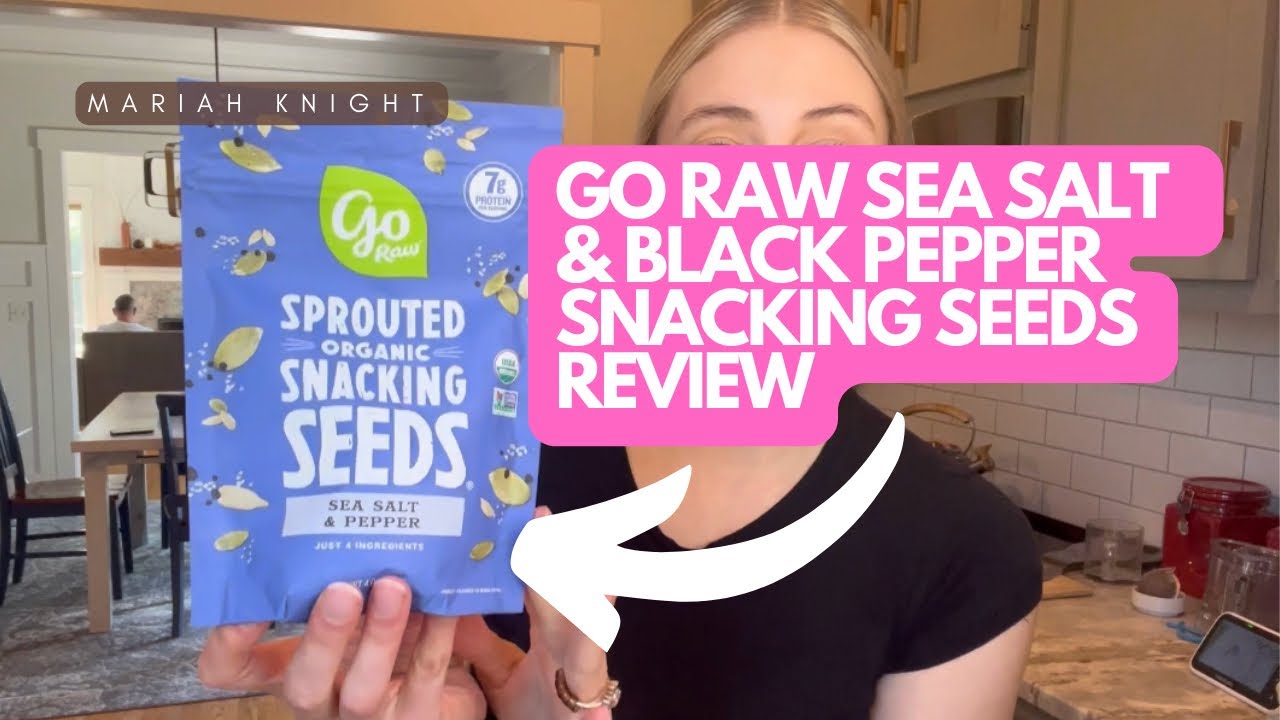 Go Raw Sea Salt & Black Pepper Snacking Seeds Review - YouTube