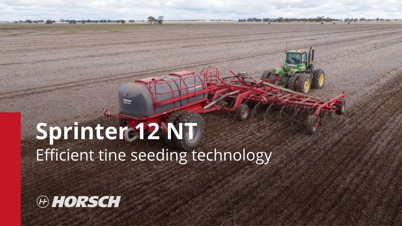 HORSCH Sprinter 12 NT - YouTube