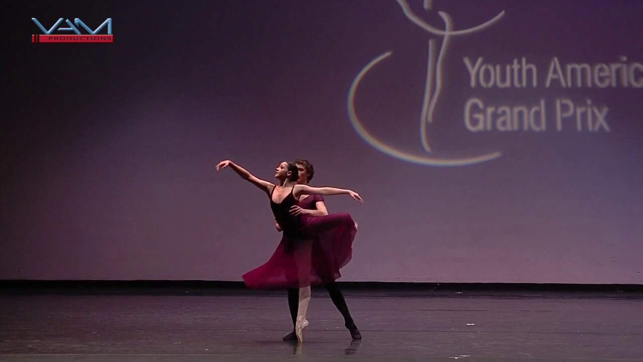 Vanessa Childress and Isaac Mueller YAGP 2017 Clair De Lune Pas De Deux ...