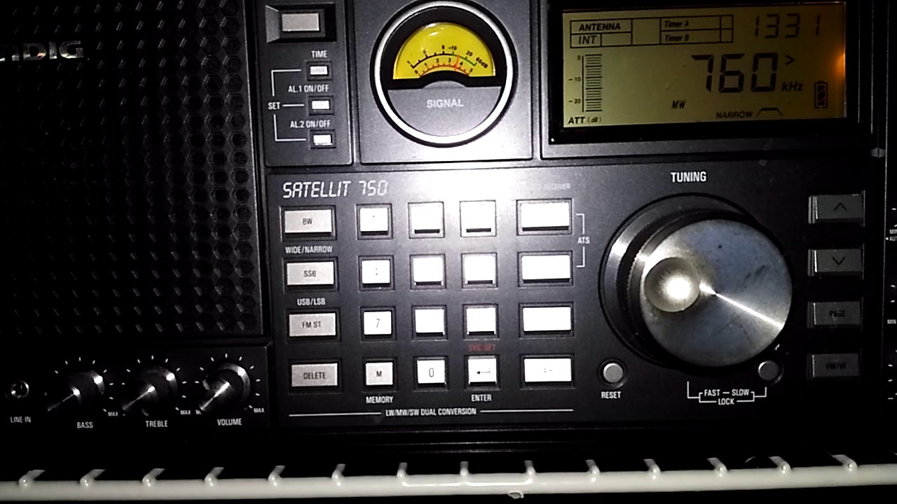 AM/MW DX of News Talk 760 WJR on 760 kHz from Detroit, Michigan, USA ...