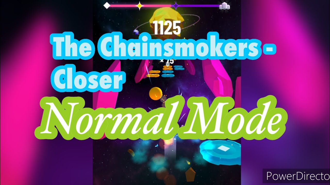 Color Hop 3D | The Chainsmokers - Closer Normal Mode - YouTube