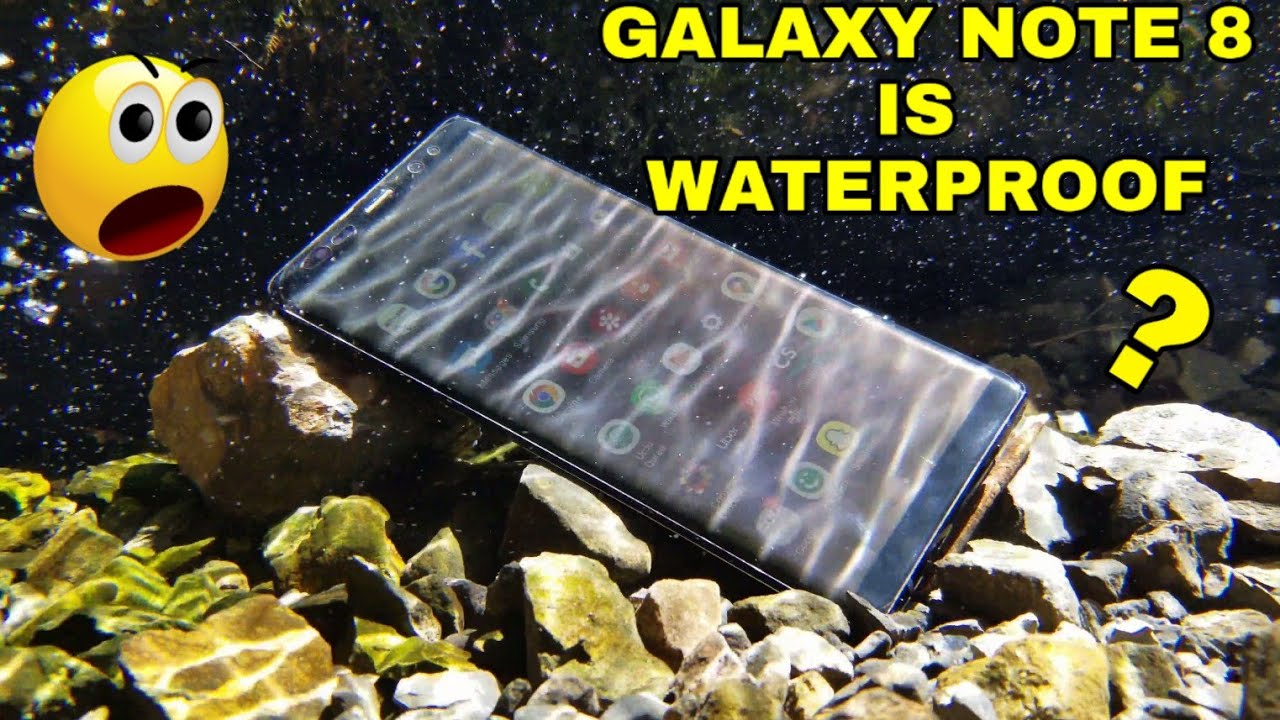 SAMSUNG GALAXY NOTE 8 | WATER TEST | BY MR.UMAIR | - YouTube